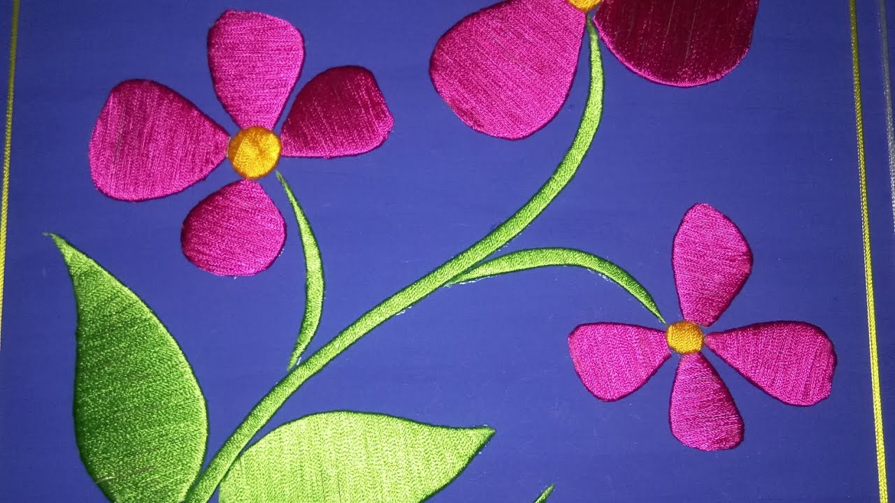 HOW TO MAKE SILK THREAD CRAFT - YouTube