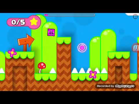 Kirby juega geometry dash - YouTube
