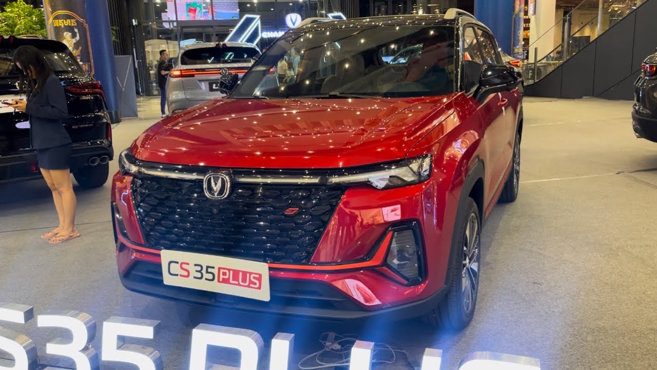 2023 Changan CS35 Plus | Midsize SUV First look Red Color - YouTube