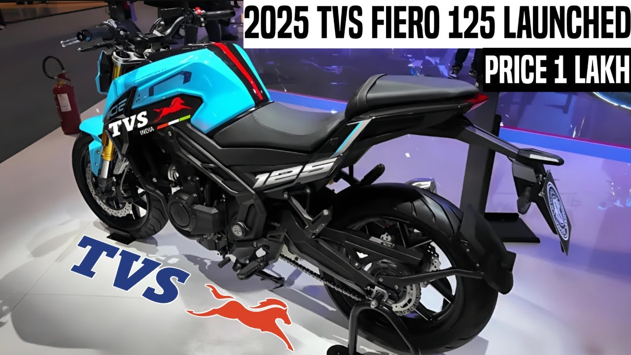2025 New TVS Fiero 125cc Bike Launched In India 💥 | Price Under 1 Lakh ...
