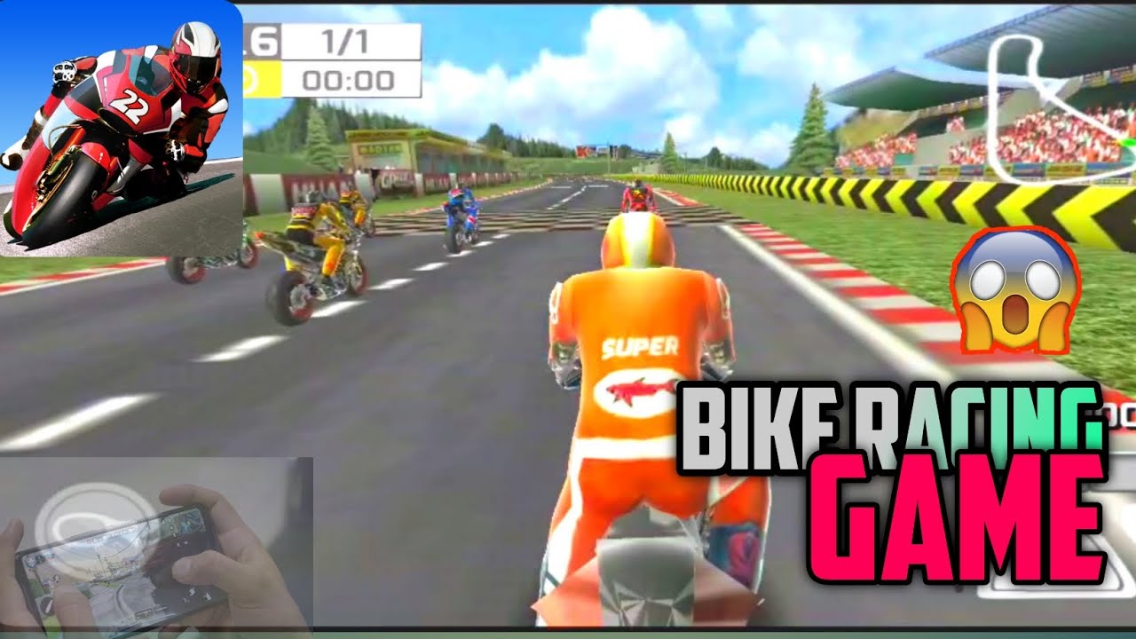 Bike racing game //Real bike racing game //Pradeep gamer racing video ...