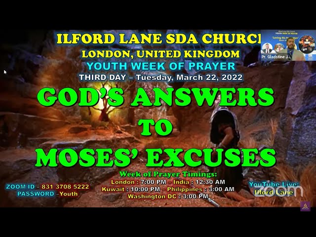 Moses Excuses PPT THE EXCUSES OF MOSES PowerPoint Presentation, Free