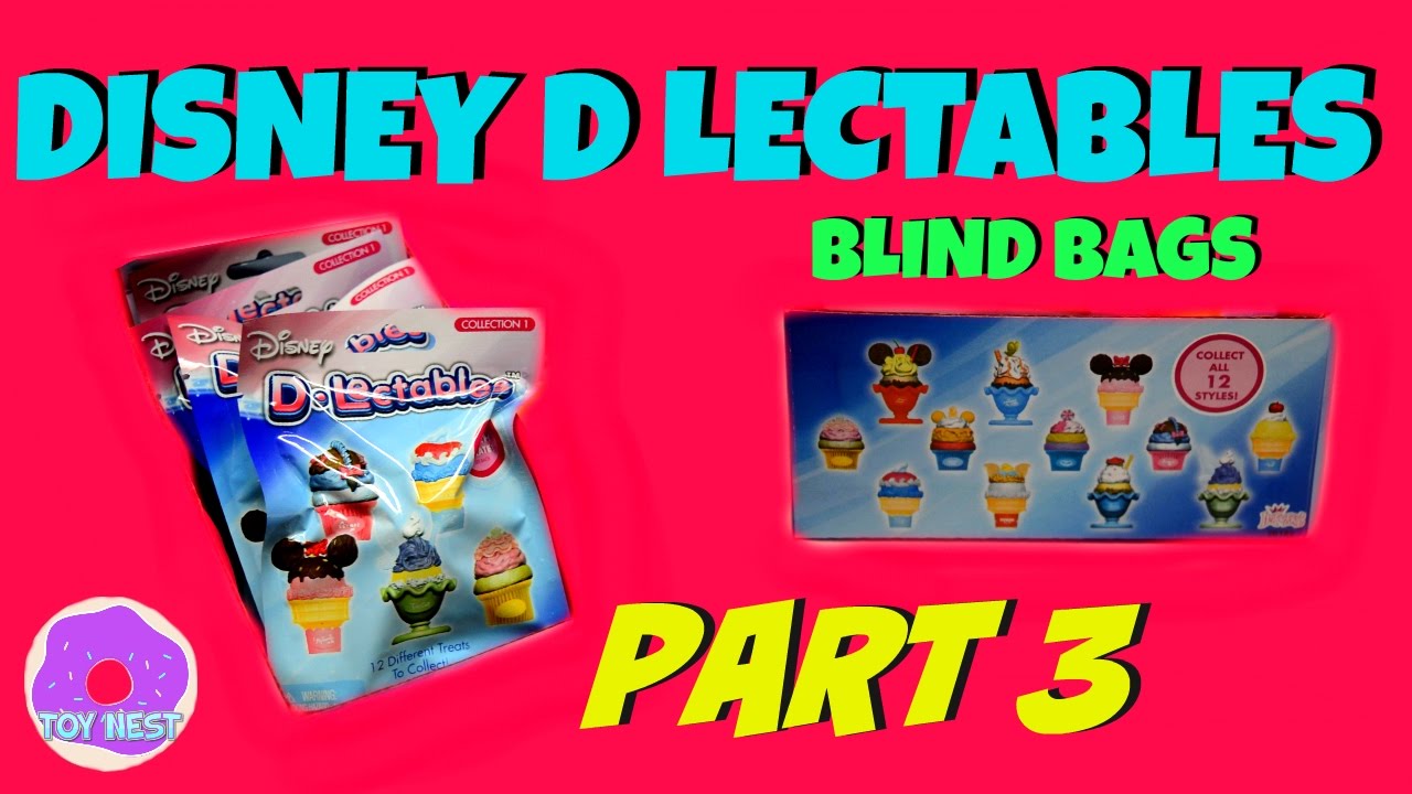 Disney D-Lectables Cupcake Ice Cream Sundae Milkshake Surprise Blind ...