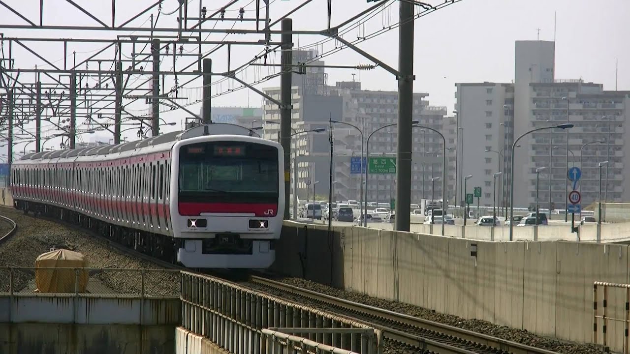 ＜HD＞京葉線E331系 舞浜到着 - YouTube