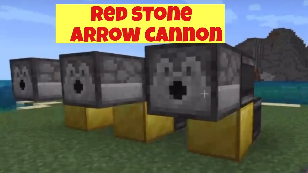 Minecraft How to make Redstone ARROW LAUNCHER!! EASY! - YouTube