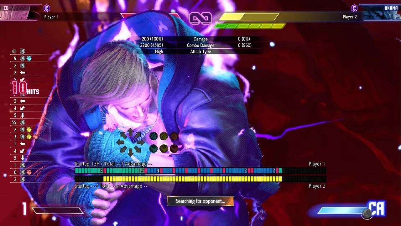 Labbing Ed level 2 combos | SF6 - YouTube