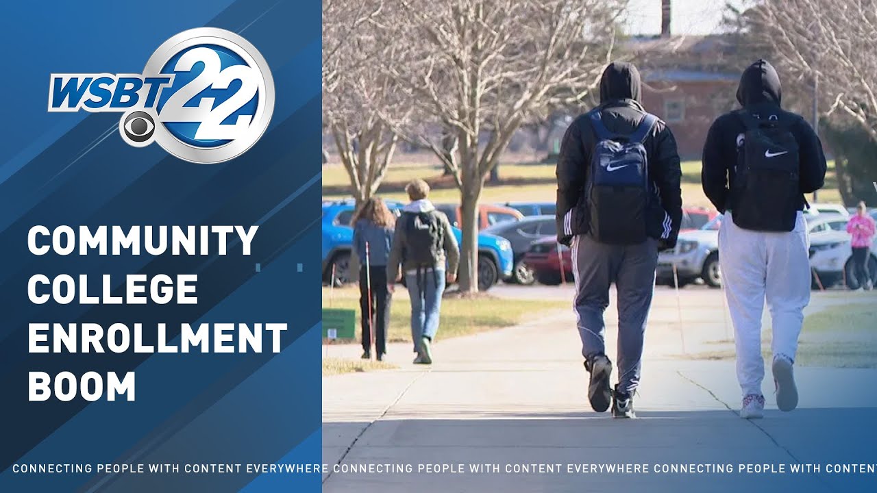 Study shows growing enrollment at community colleges - YouTube