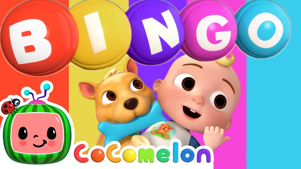 JJ & Bingo Song | @Cocomelon - Nursery Rhymes | Colors for Kids - YouTube