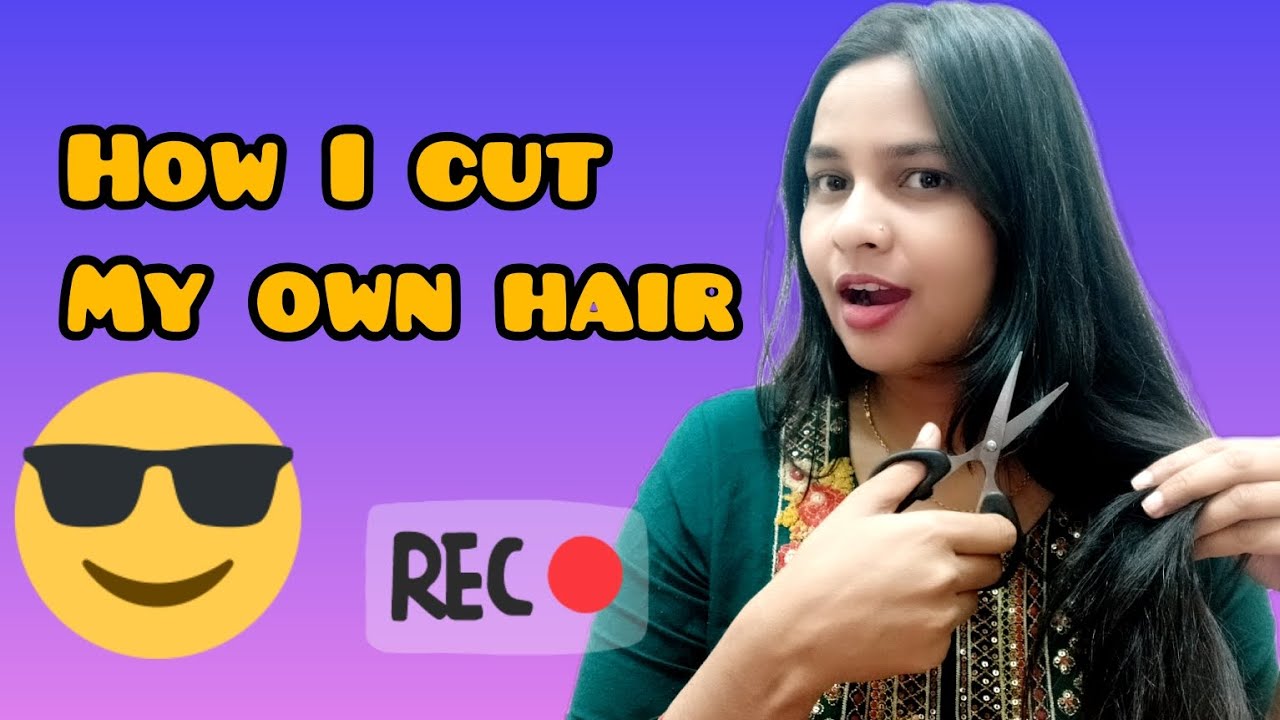 jano kaise cut karte h apne split freezy hair in 2 simple easy steps for new look, bina kisi ...