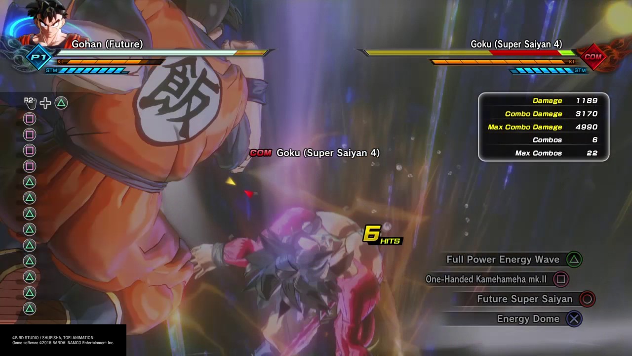 Dragon Ball Xenoverse 2 Future Gohan Moveset - YouTube