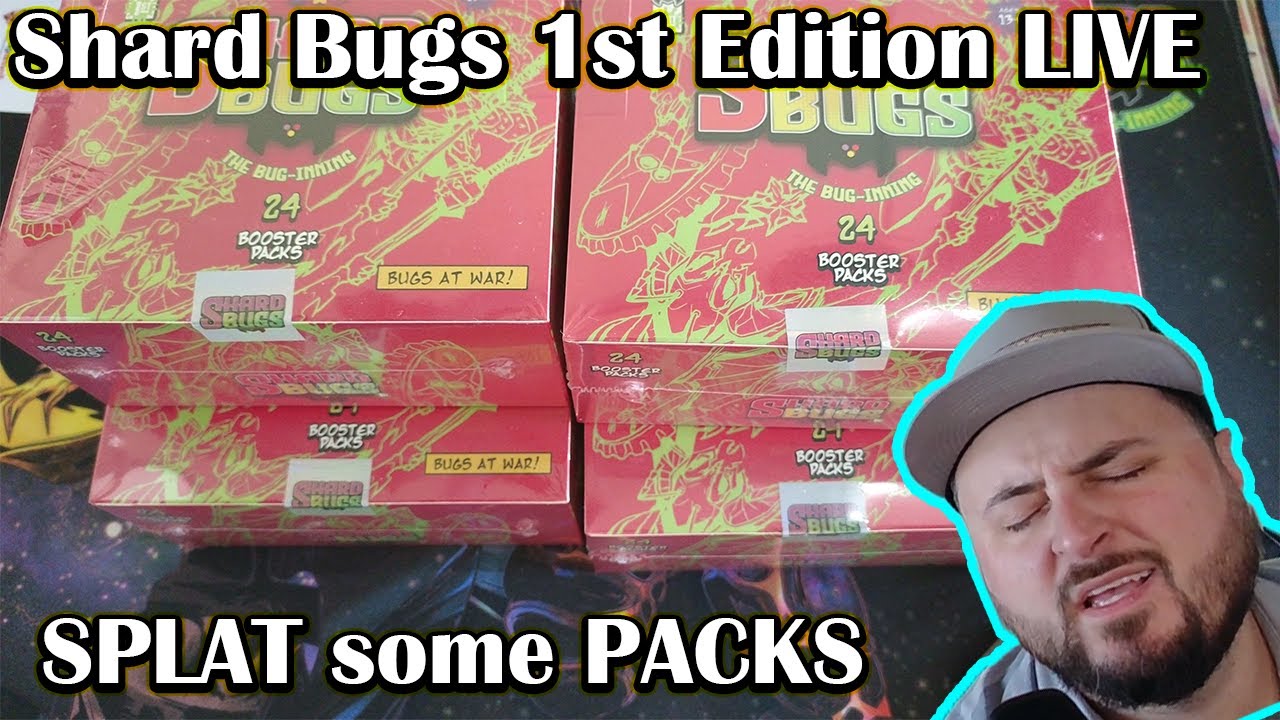 Shard Bugs TCG 1st Edition - LIVE 4 Boxes. Ivan goes in HARD - YouTube