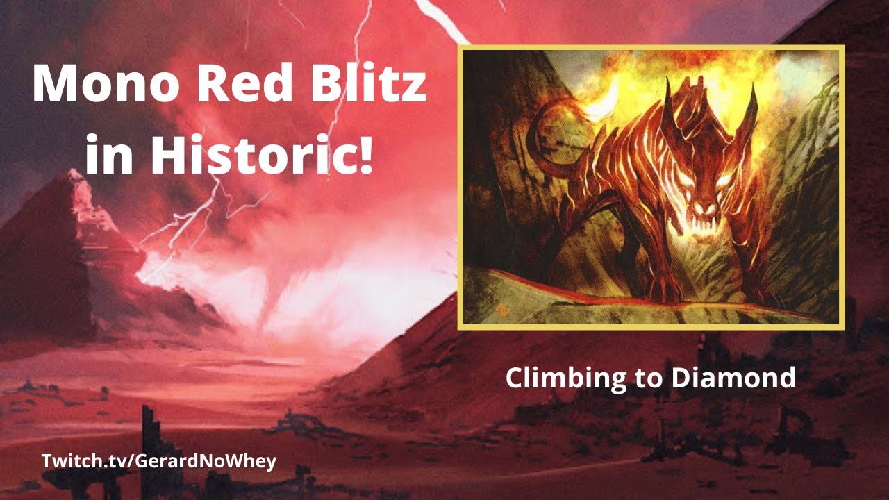 MTG: Arena - Mono Red Blitz in Historic! - YouTube
