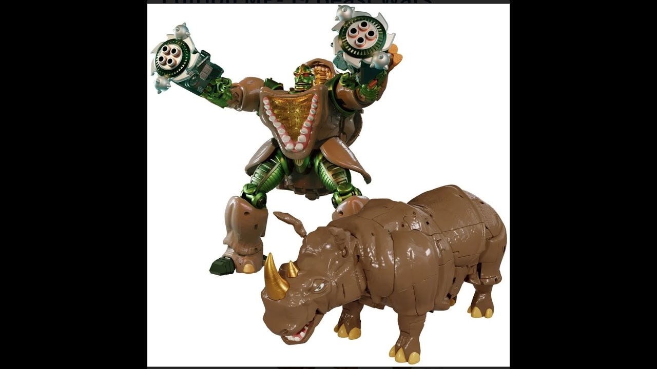 Transformers Masterpiece Edition MP-59 Beast Wars Rhinox - YouTube