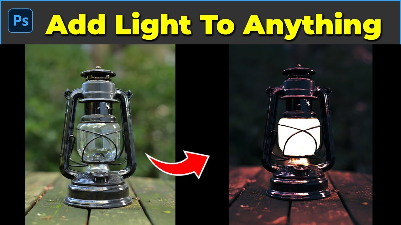 How to add amazing light to anything like lantern lamps in Adobe ...