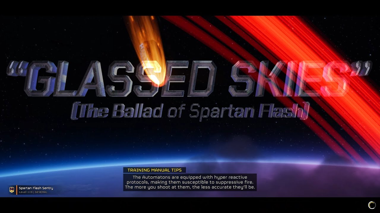 HELLDIVERS 2 - "Glassed Skies - The Balad of Spartan Flash" - YouTube