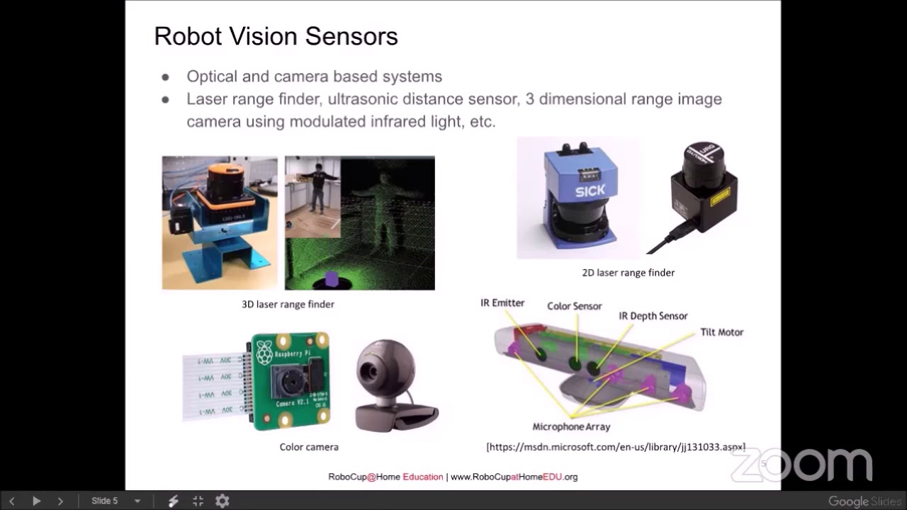 [Online Classroom] 05 Robot Visual Perception (1/2) : RGB-D Sensing ...