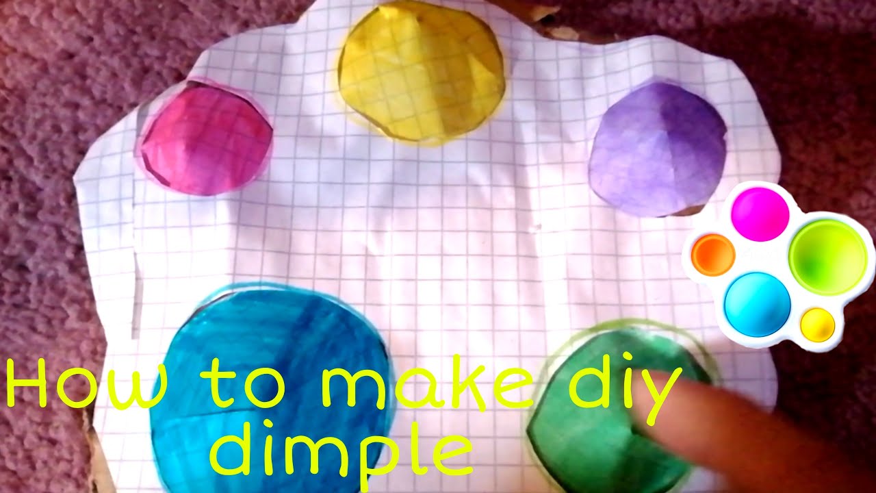 How to make a diy dimple DIY fidget Toys #DIY #Shorts - YouTube
