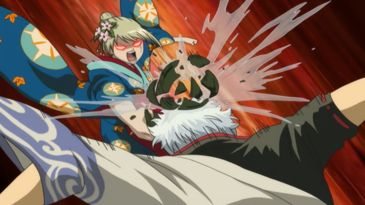 銀魂 Gintama || Gintoki is torn because of her pretty drunk || Gintama JM ...
