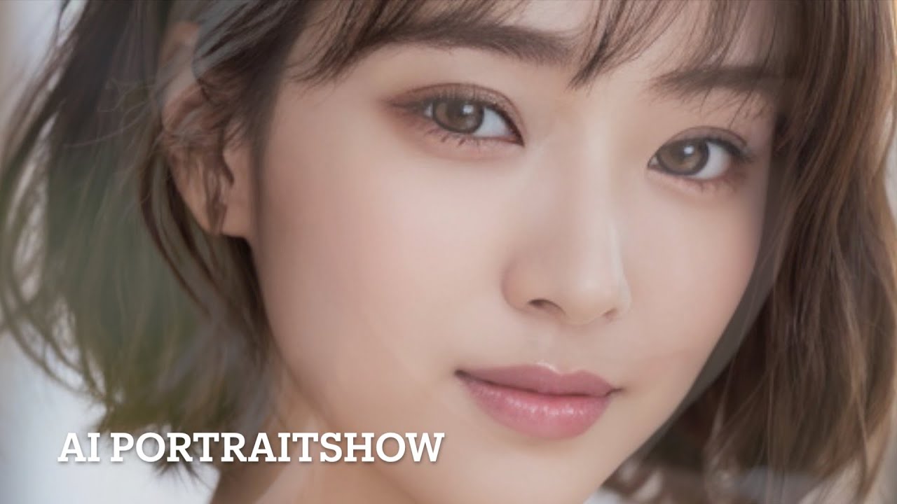 AI PORTRAITSHOW Vol .1 / ポートレート AI - YouTube