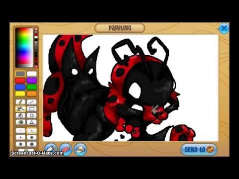 Animal Jam Speedpaint #17 - Birthday Bug - YouTube