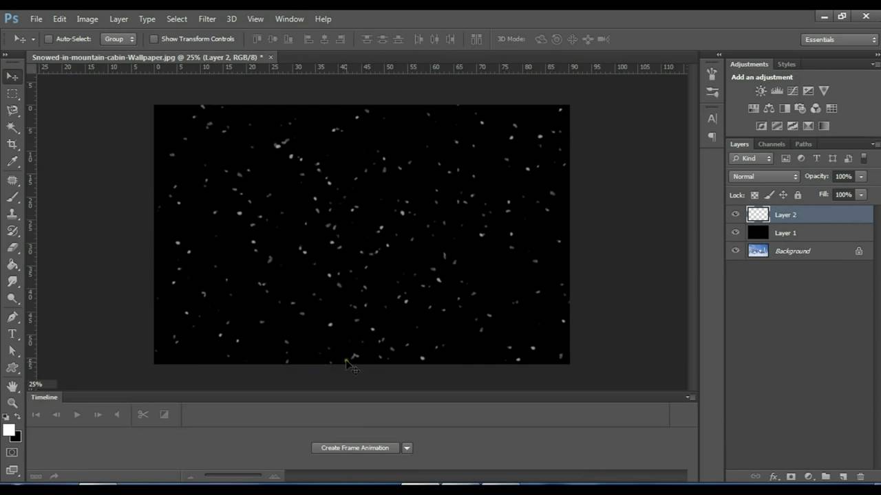Tutorial Photoshop CS6 Membuat Efek Salju - YouTube