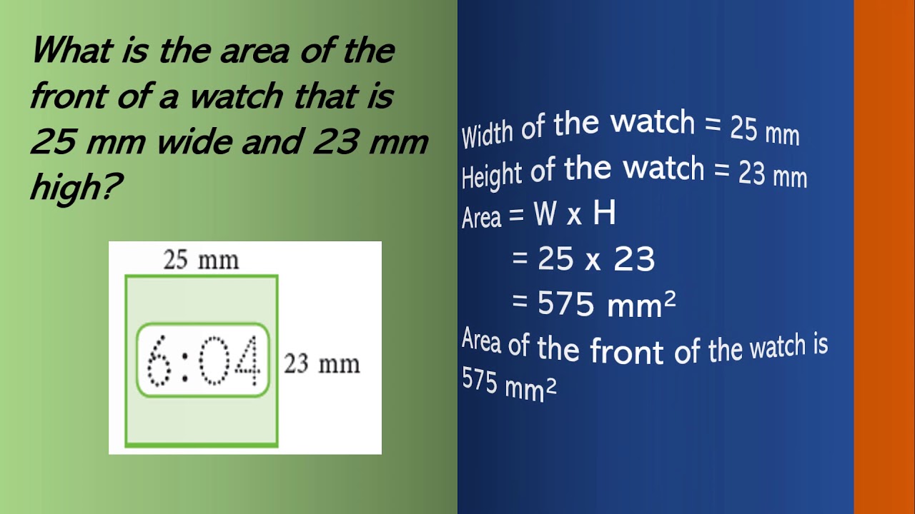 Word problems of Area of square and rectangle - YouTube