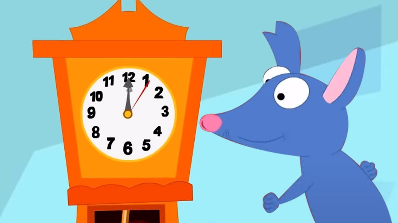 Hickory Dickory Dock, Animated Video and Preschool Rhyme for Toddlers ...
