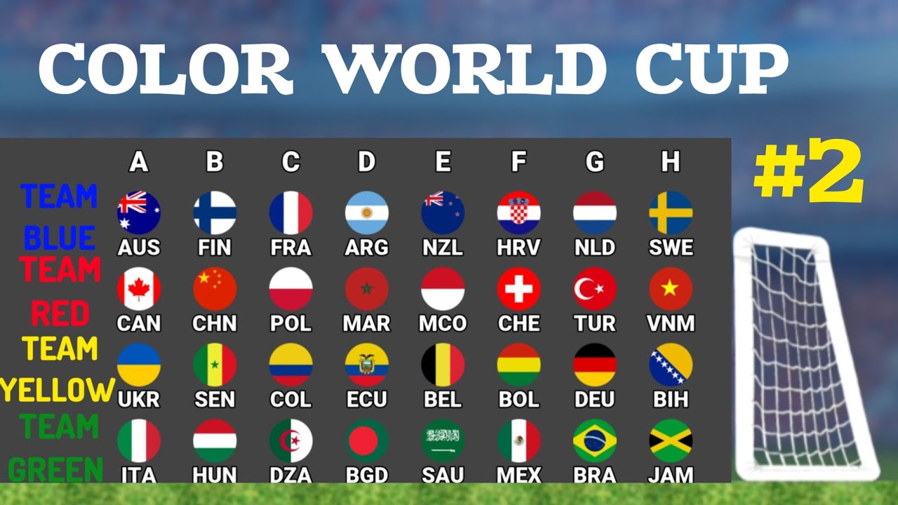 Color World Cup Champion Cup Part 2 - YouTube