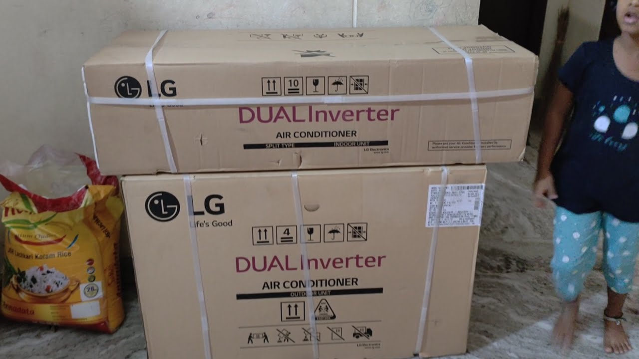 Lg Ac unboxing 5 star 2023 model - YouTube