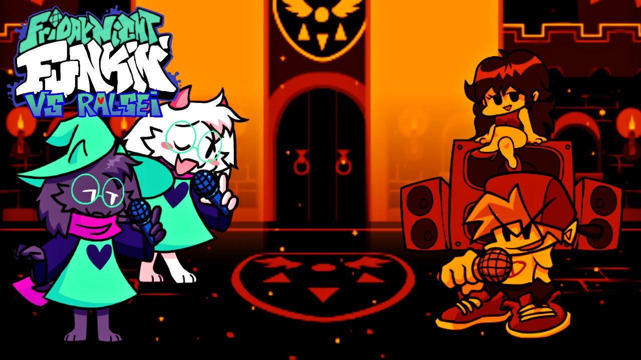 Singing CASTLE TOWN With RALSEI | FNF VS Ralsei Mod - YouTube