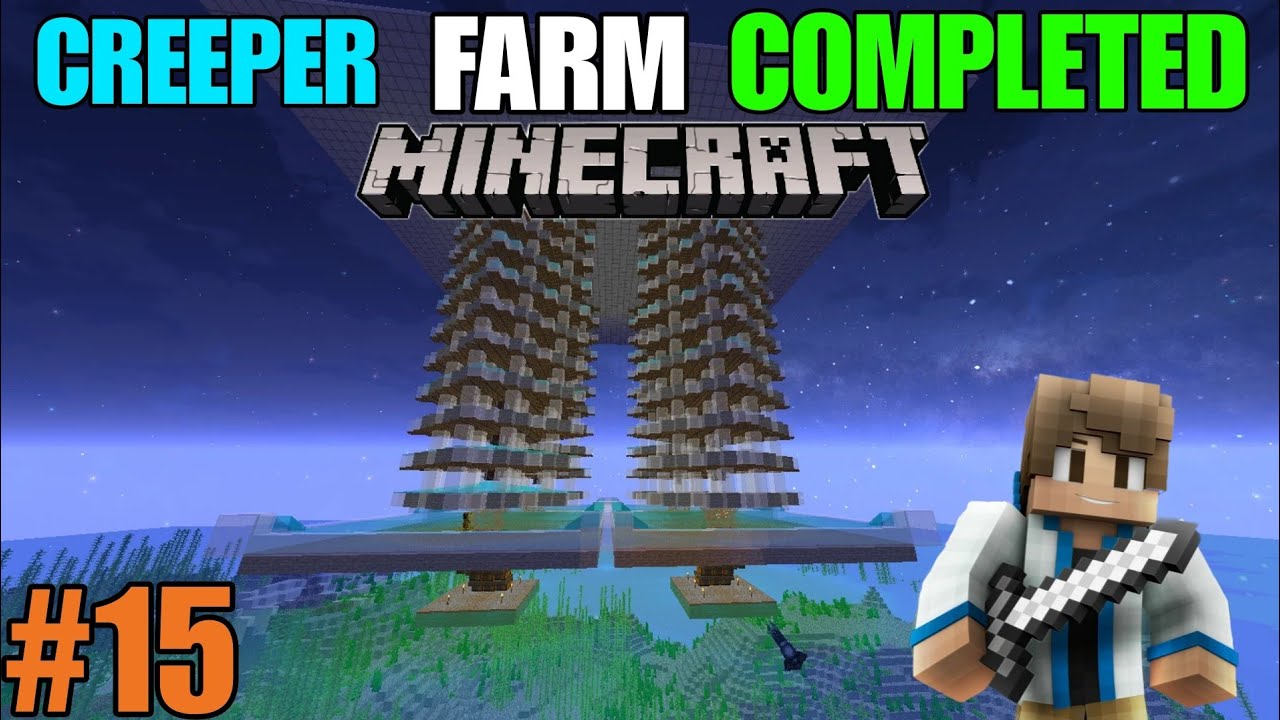 I COMPLETED CREEPER FARM CHALLENGE - YouTube