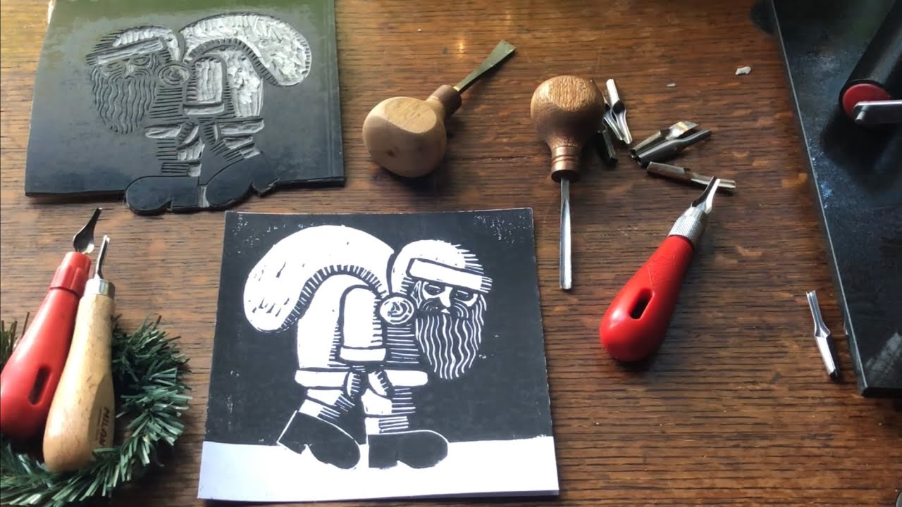How to hand print a Christmas card. Easy to make! #christmascrafts # ...