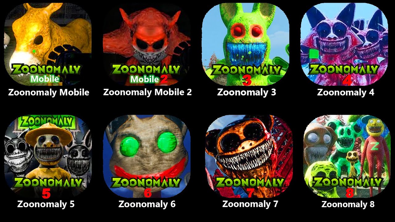 Zoonomaly Mobile,Zoonomaly Mobile 2,Zoonomaly 3 to 8 Fanmade,Zoonomaly ...
