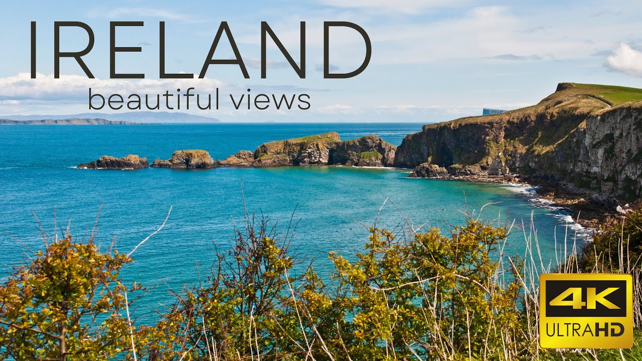 4K Ireland - scenic views | nature | rivers | cliffs | mountains ...