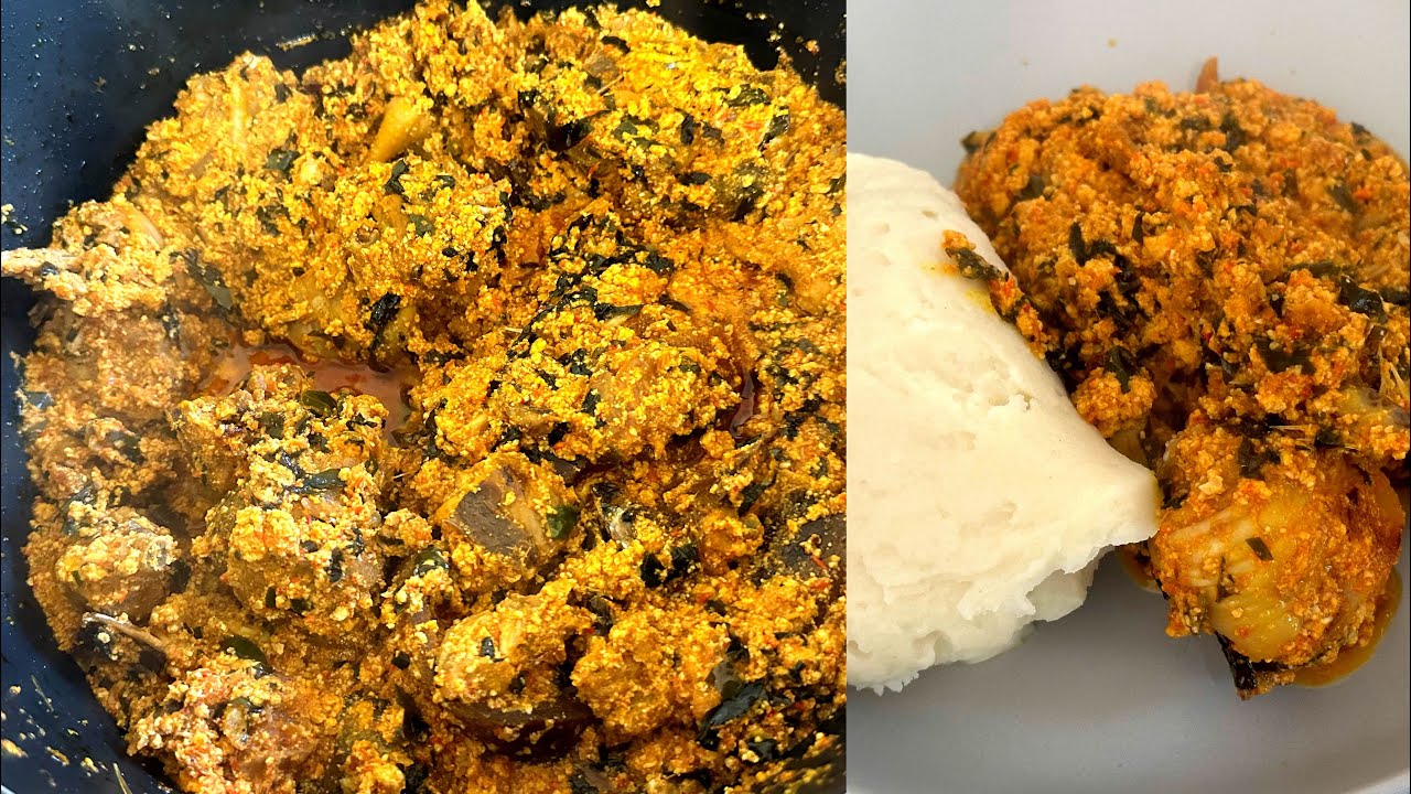THE BEST WAY TO MAKE NIGERIAN EGUSI SOUP WITH LUMP/ LUMPY EGUSI SOUP ...