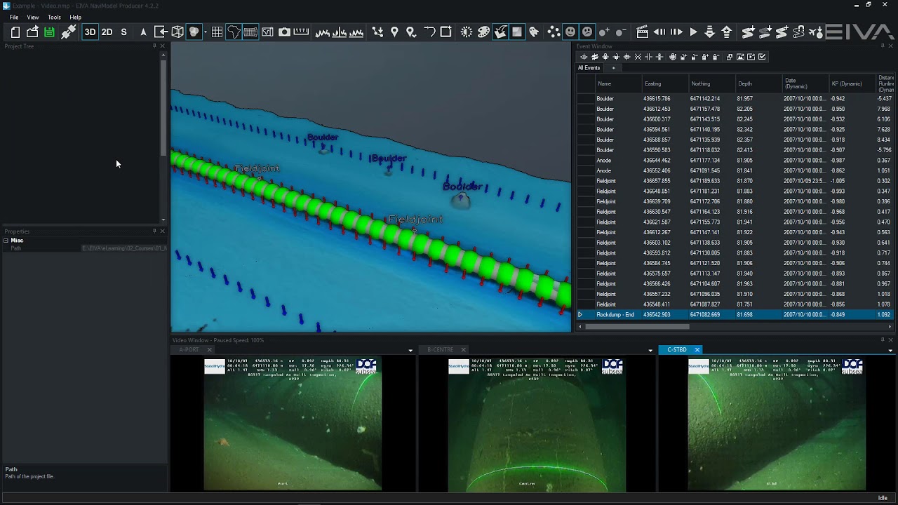 EIVA NaviSuite – NaviModel – Export nearest image and videos - YouTube