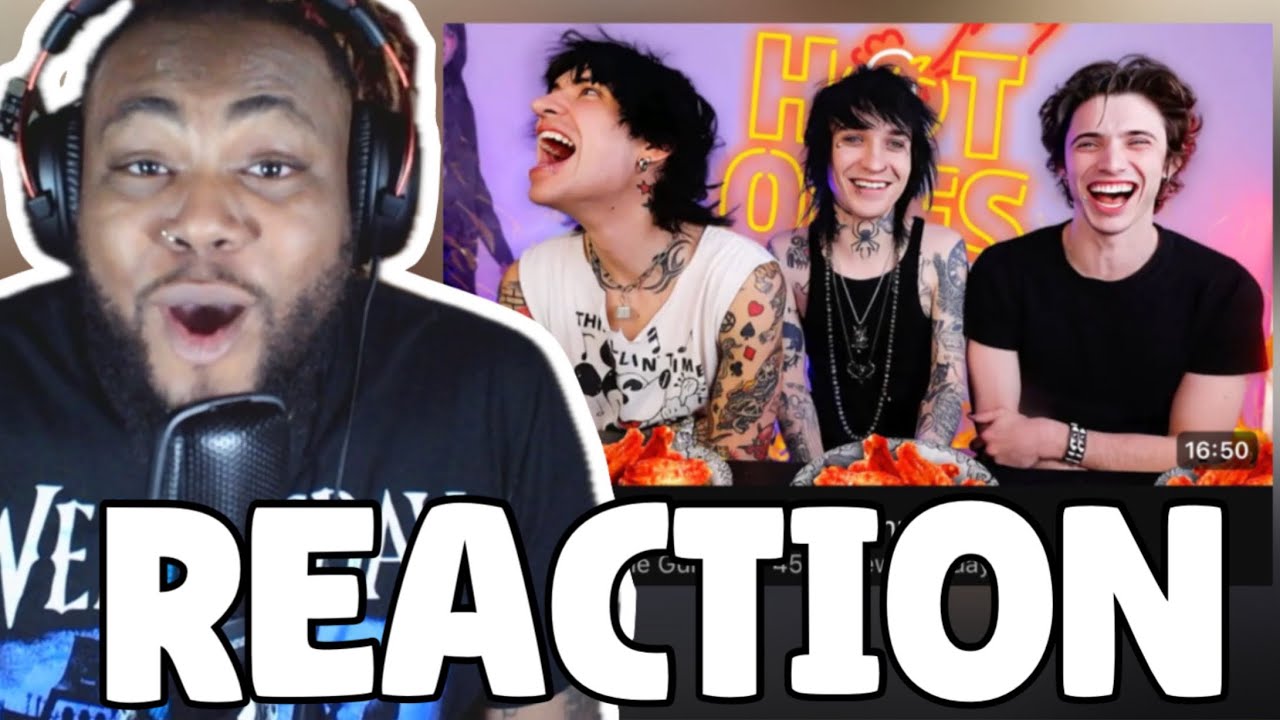 I COULD NEVER!! JOHNNIE GUILBERT HOT ONES CHALLENGE WITH JAKE WEBBER & CARRINGTON | REACTION ...