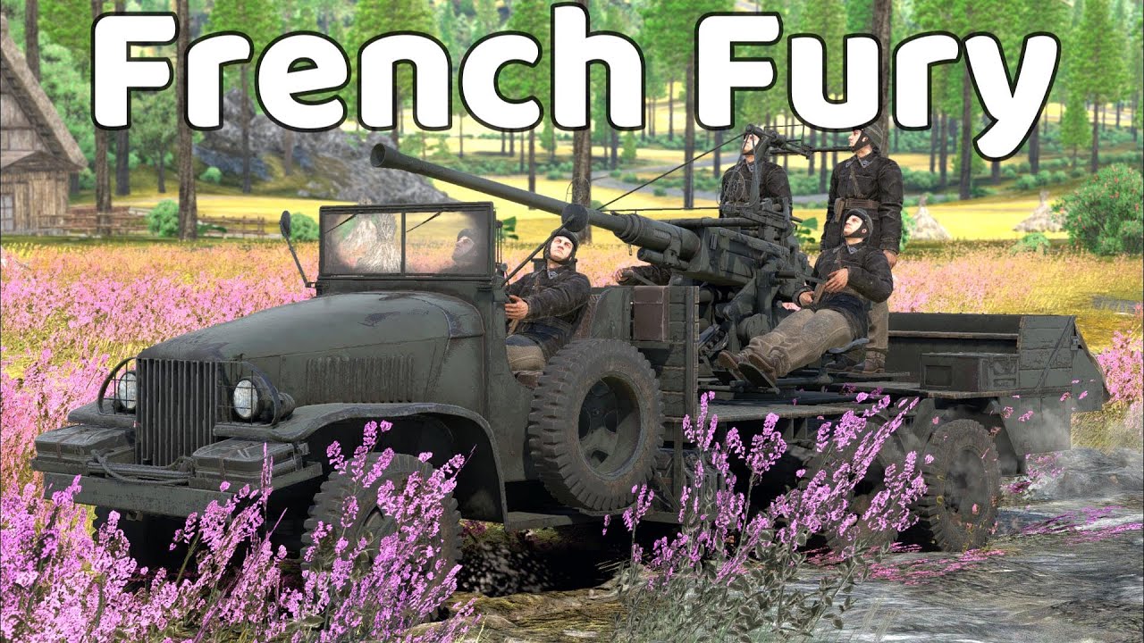 French Fury - CCKW 353 AA Anti-Aircraft Truck Gameplay | War Thunder ...