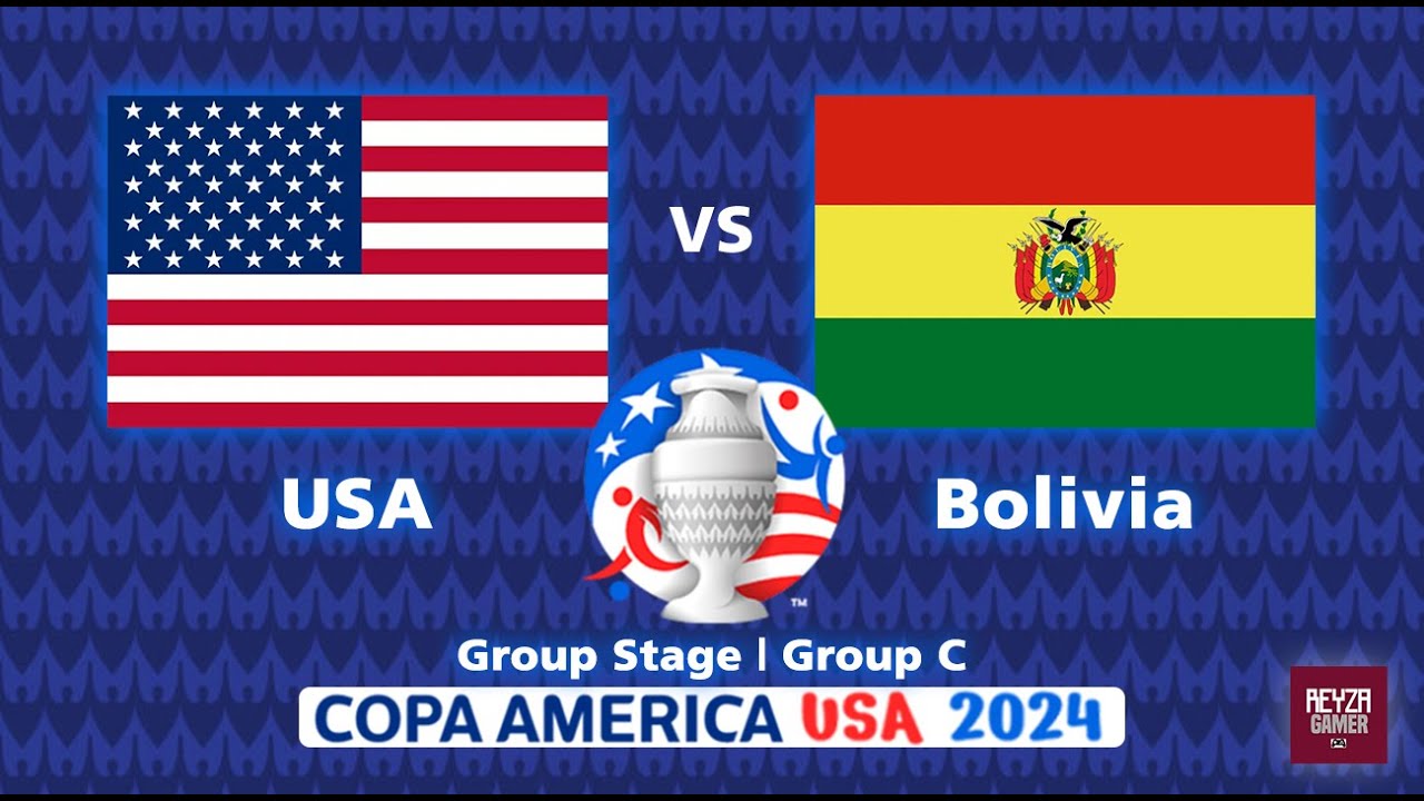 2024 Copa América - Group Stage | USA VS Bolivia | Group C - YouTube