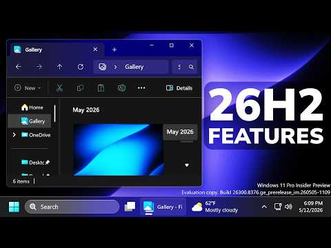 Enable New Windows 11 26H2 Features – New Performance Boost, File Explorer Context Menu and more