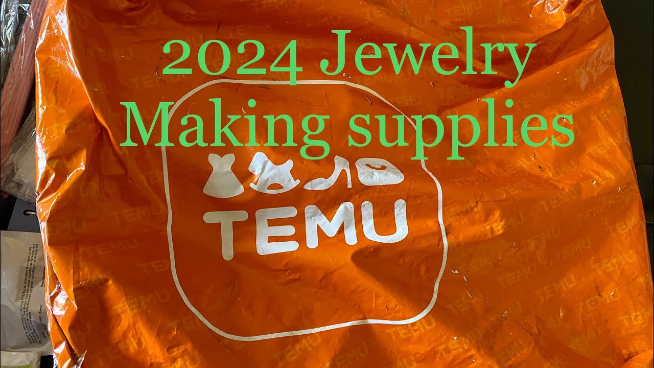 Temu jewelry making supplies 2024 - YouTube