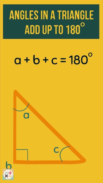 Angle fact one: Angles in a triangle add up to 180 degrees! #maths # ...