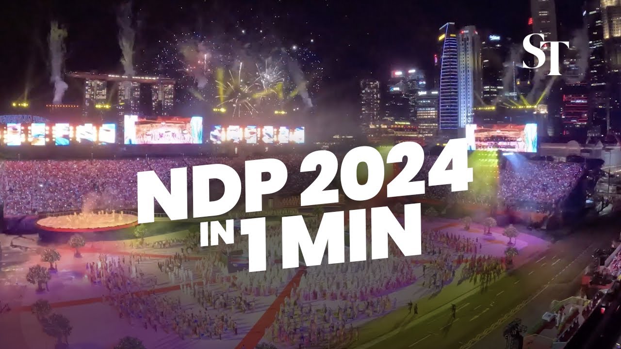 National Day Parade 2024 in 1 minute | Timelapse | NDP2024 | SG59 - YouTube
