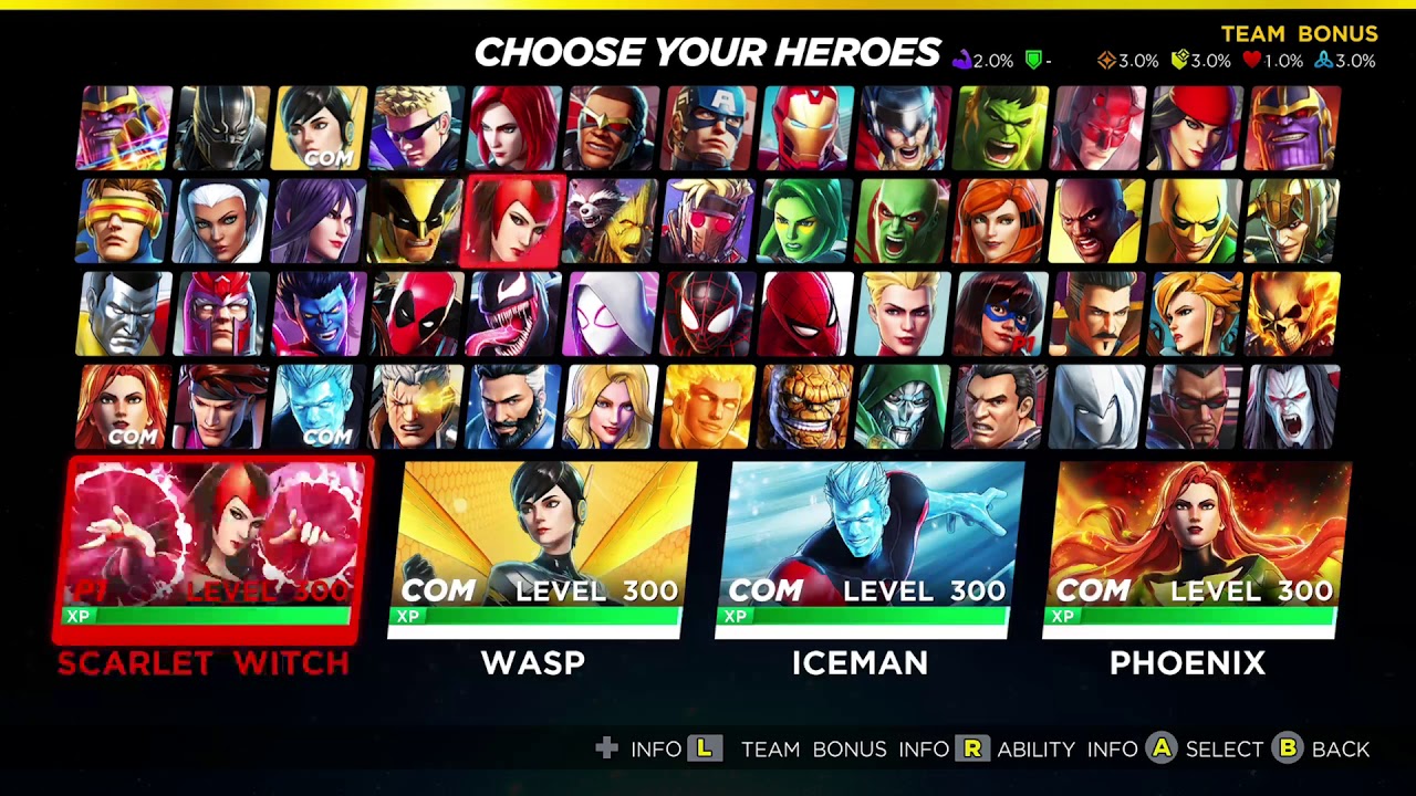 MUA3 - Shadow of Doom - All characters leveled to 300! - YouTube