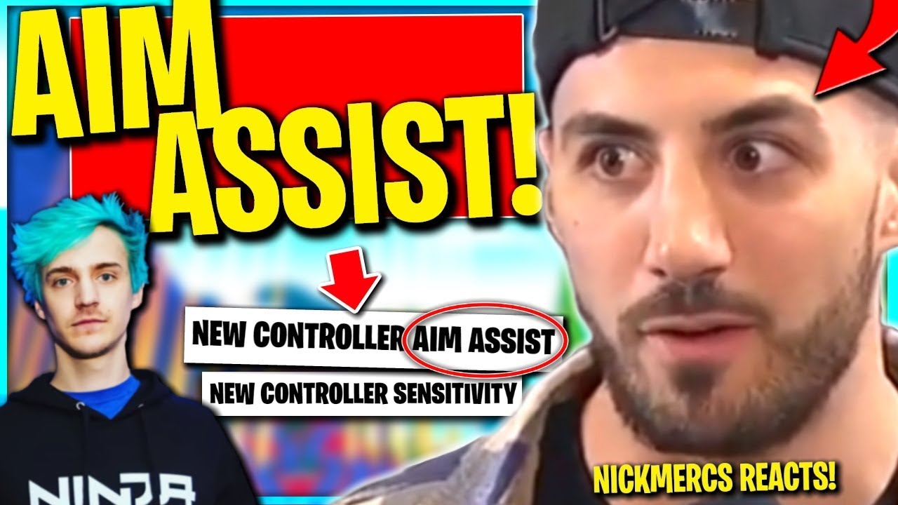 Ninja, Nickmercs Shocked at Aim Assist Controller New Update and Bots ...