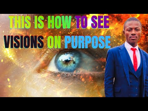 This is how to see visions on purpose - YouTube