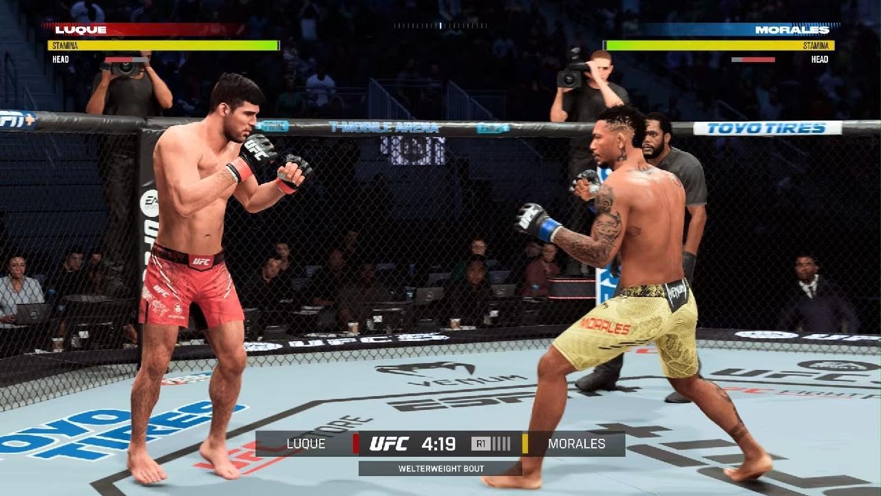 Vicente Luque vs Michael Morales Full Match UFC5 (PS5) - YouTube