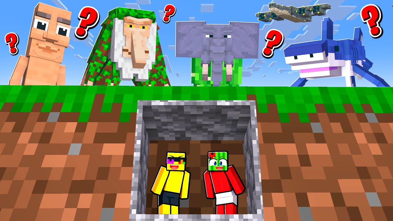 There's Brainrot Builds in My Minecraft World - YouTube
