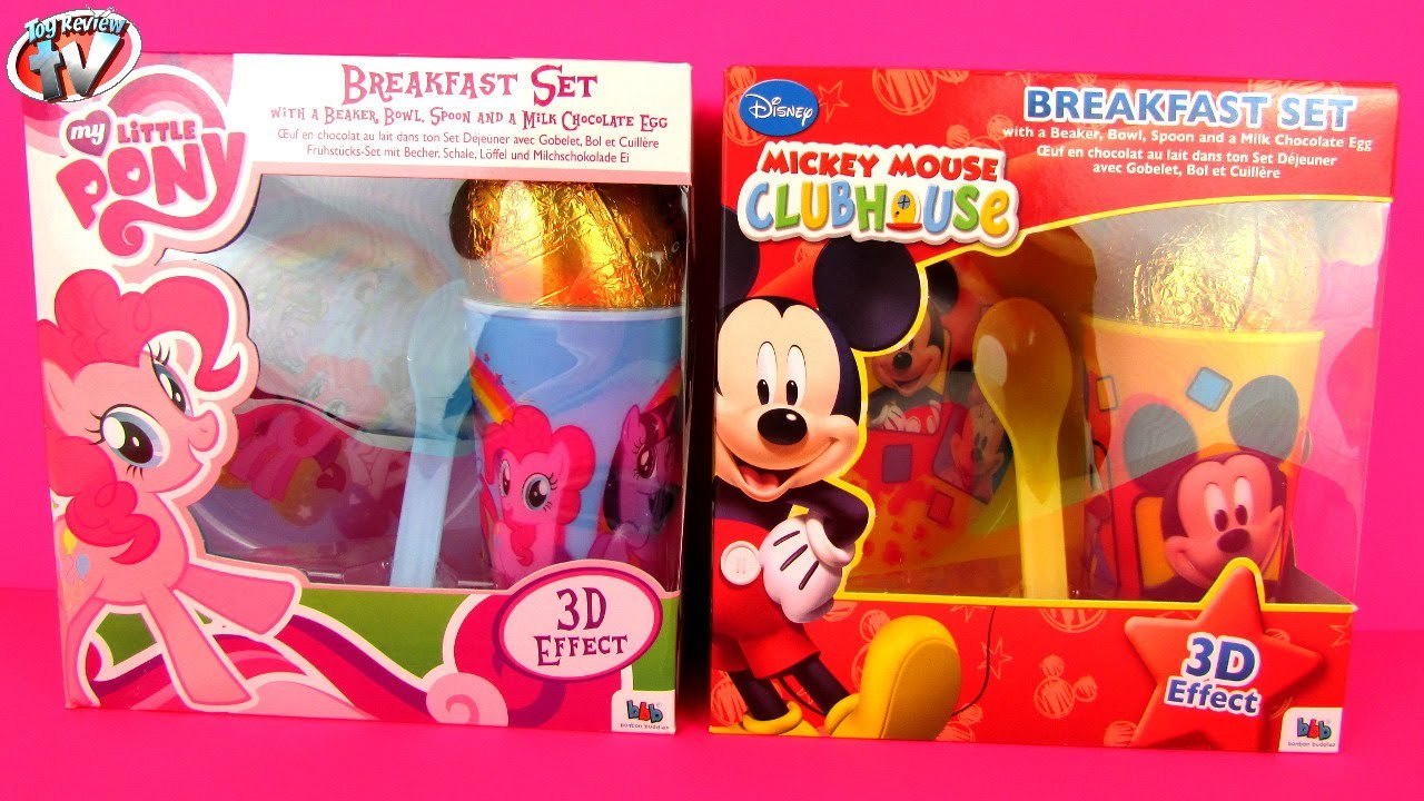 Easter Eggs Toys Unboxing My Little Pony Disney Mickey Mouse Clubhouse ...