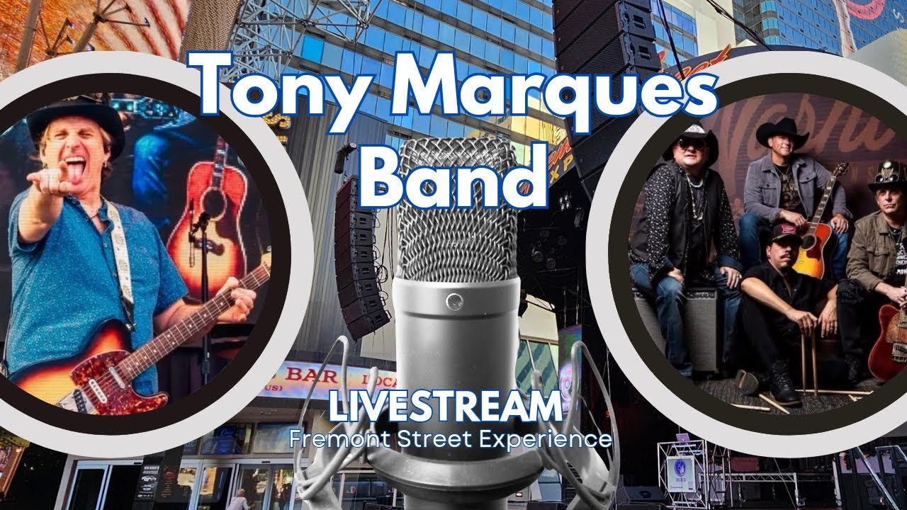 IRL Fremont Street Sunday With The TONY MARQUES BAND! - YouTube